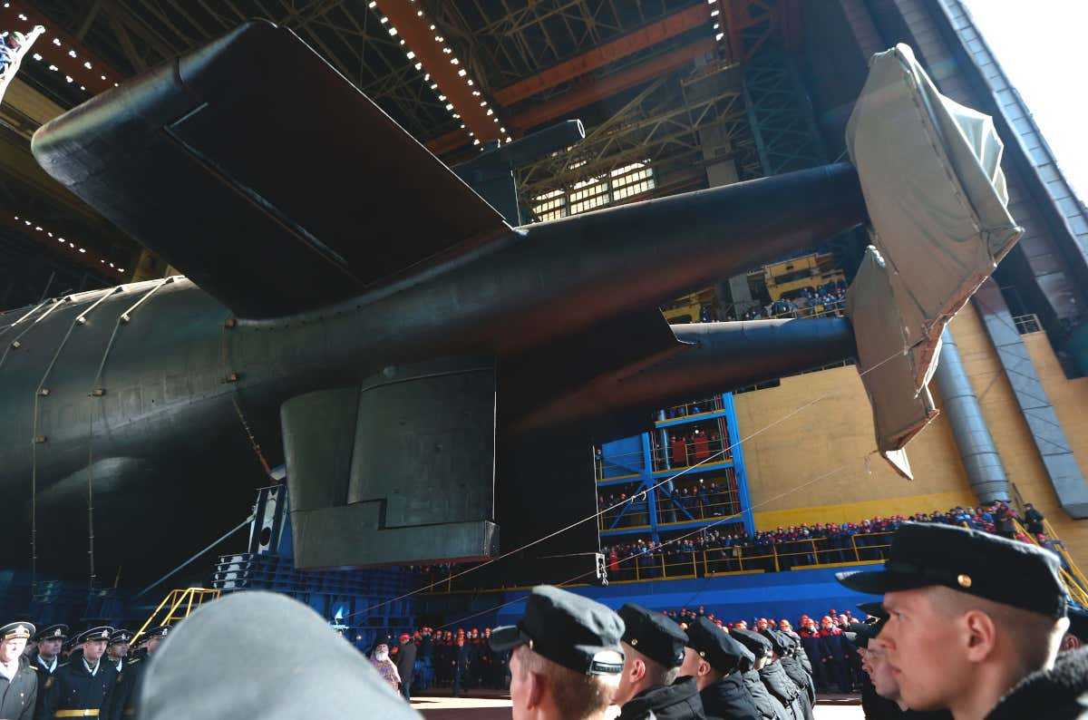 Russia launches largest submarine to be built in 30 years with enough ...
