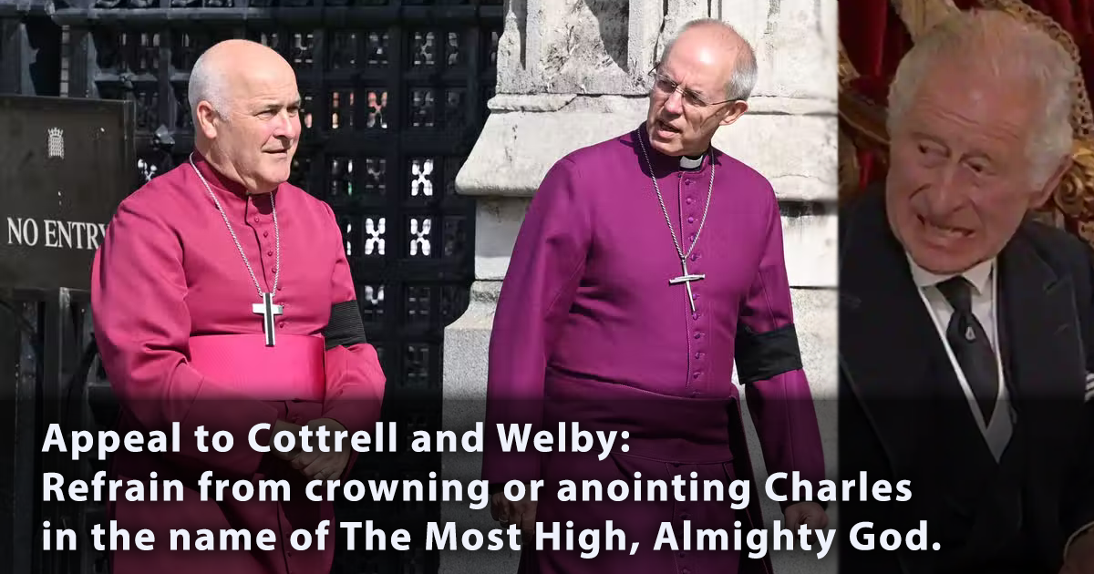 Archbishops of Canterbury and York, Giveth not a fig leaf to Charles ...