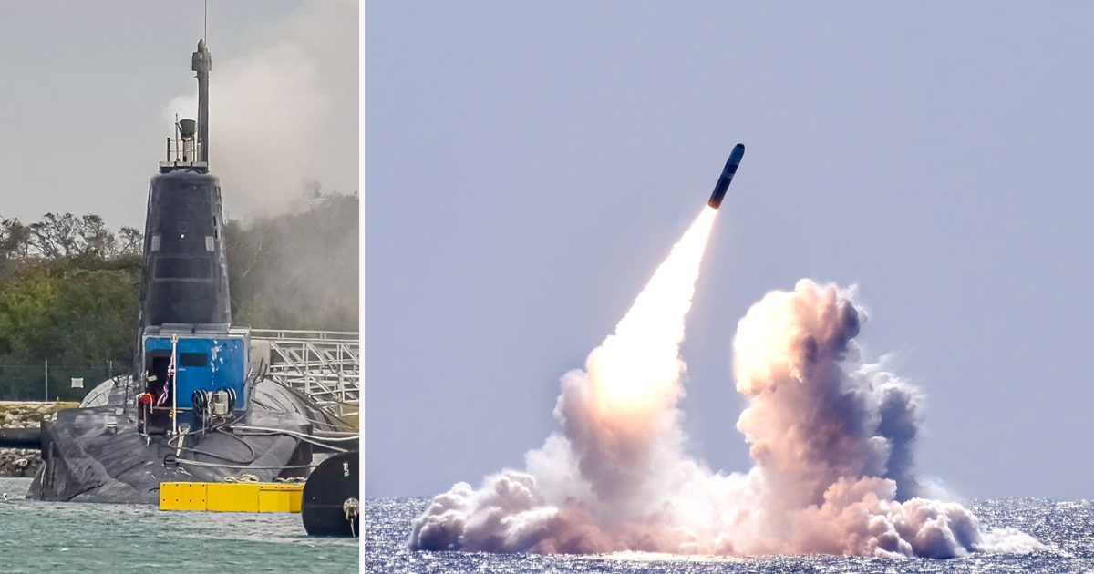 A credible deterrent? Trident missile fails during test launch from HMS ...